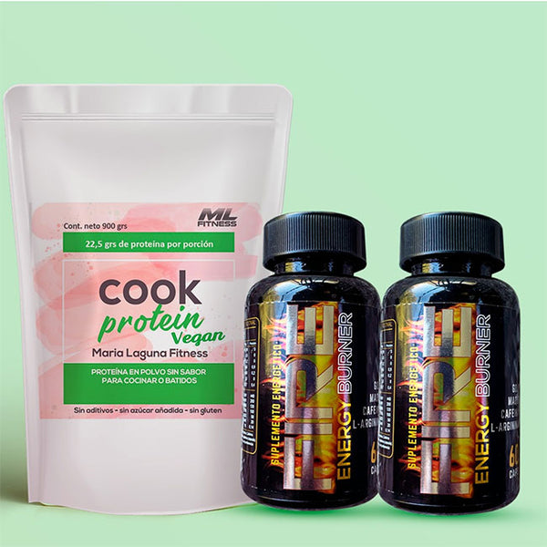 Pack Cook Protein Vegana + 2 Fire - Vivefit.cl